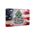4th Infantry Division Combat Action Badge License Plate | Zazzle