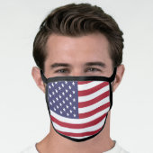 4th July Independence day USA American flag modern Face Mask | Zazzle