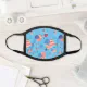4th July Independence day USA American flag modern Face Mask | Zazzle