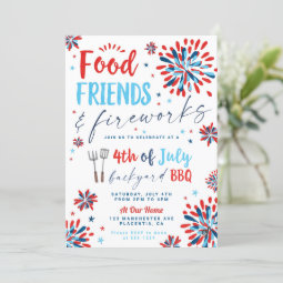 4th of July BBQ Neighborhood Block Party Invitation | Zazzle
