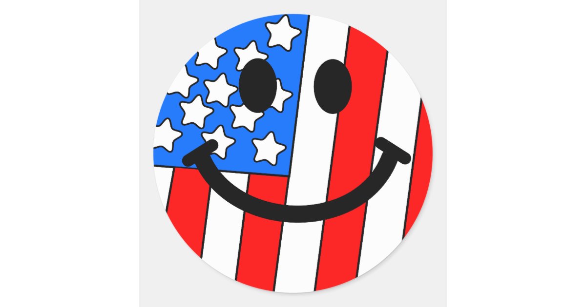 4th of July Classic Round Sticker | Zazzle