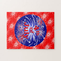 4th of July Fireworks Celebration Jigsaw Puzzle | Zazzle
