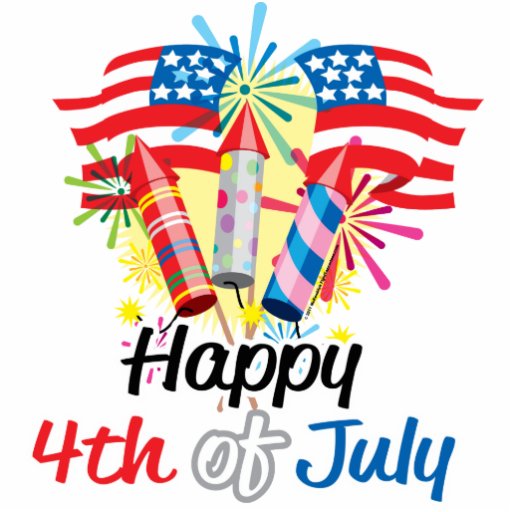 4th of July Fireworks Cutout | Zazzle
