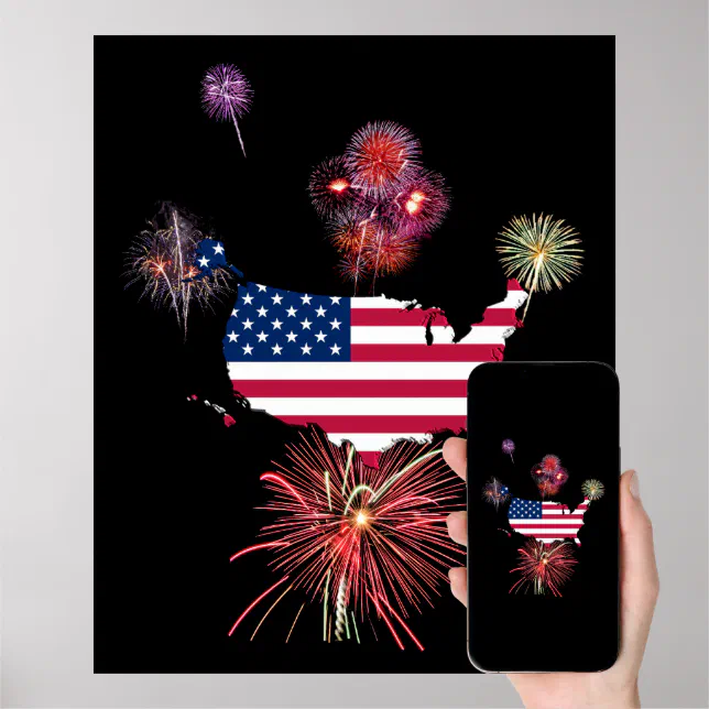 4th of July Fireworks Poster | Zazzle
