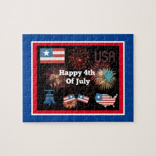 4th of July Jigsaw Puzzle | Zazzle.com