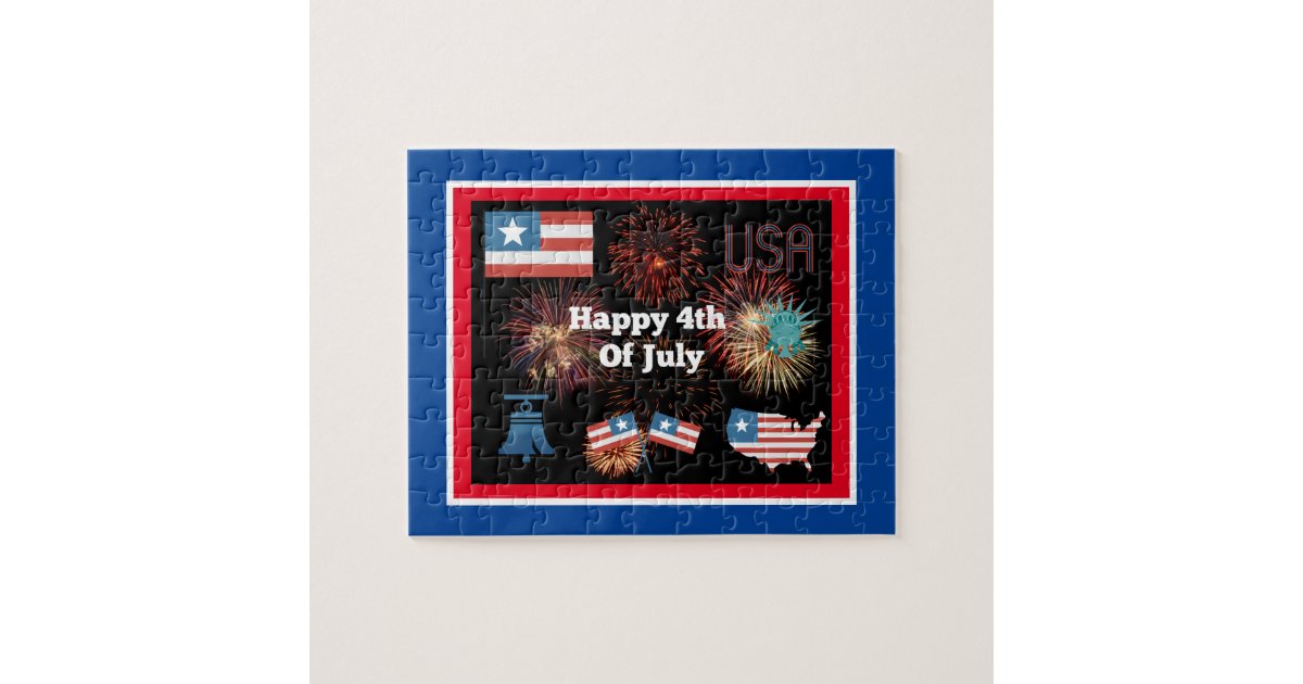 4th of July Jigsaw Puzzle | Zazzle