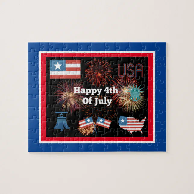 4th of July Jigsaw Puzzle | Zazzle