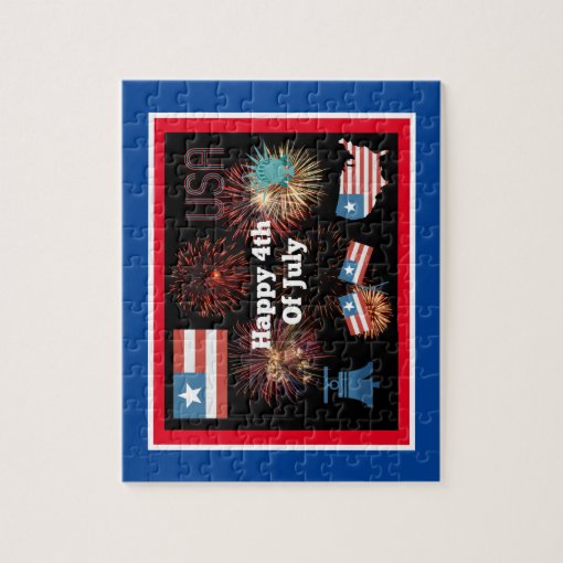 4th of July Jigsaw Puzzle | Zazzle