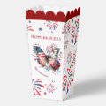 4th of July Patriotic Firework Family Name Favor Boxes | Zazzle
