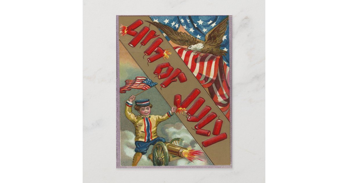 4th of July Postcard | Zazzle