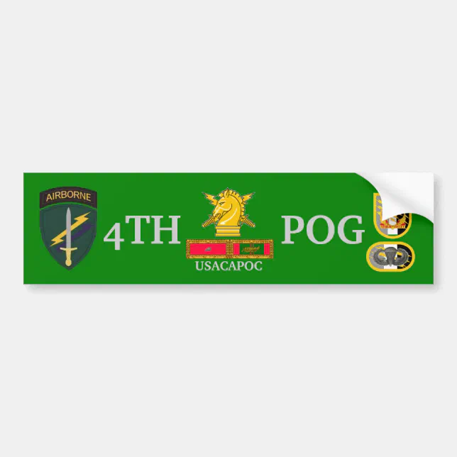 4TH PSYOPS GROUP BUMPER STICKER | Zazzle