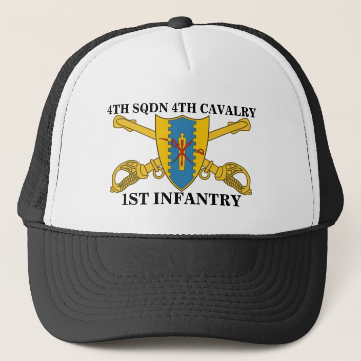 4TH SQUADRON 4TH CAVALRY 1ST INFANTRY HAT | Zazzle.com