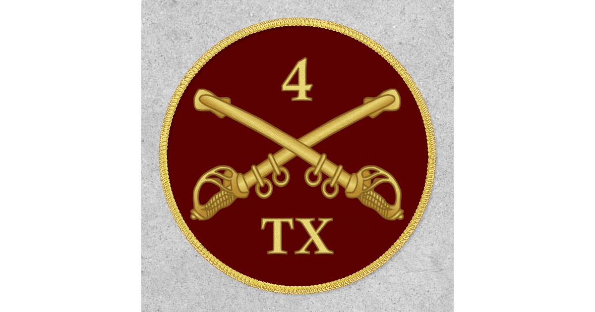 4th Texas Cavalry Patch | Zazzle