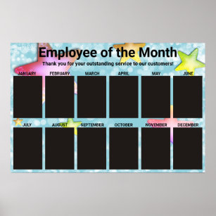 Employee Of The Month Posters & Photo Prints | Zazzle