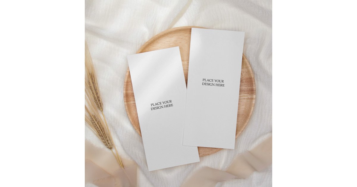 4x9" Menu Card | Zazzle