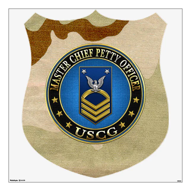 [500] CG: Master Chief Petty Officer (MCPO) Wall Sticker | Zazzle