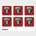 [500] Forward Observer (FIST) [Emblem] Square Sticker | Zazzle