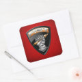 [500] Forward Observer (FIST) [Emblem] Square Sticker | Zazzle