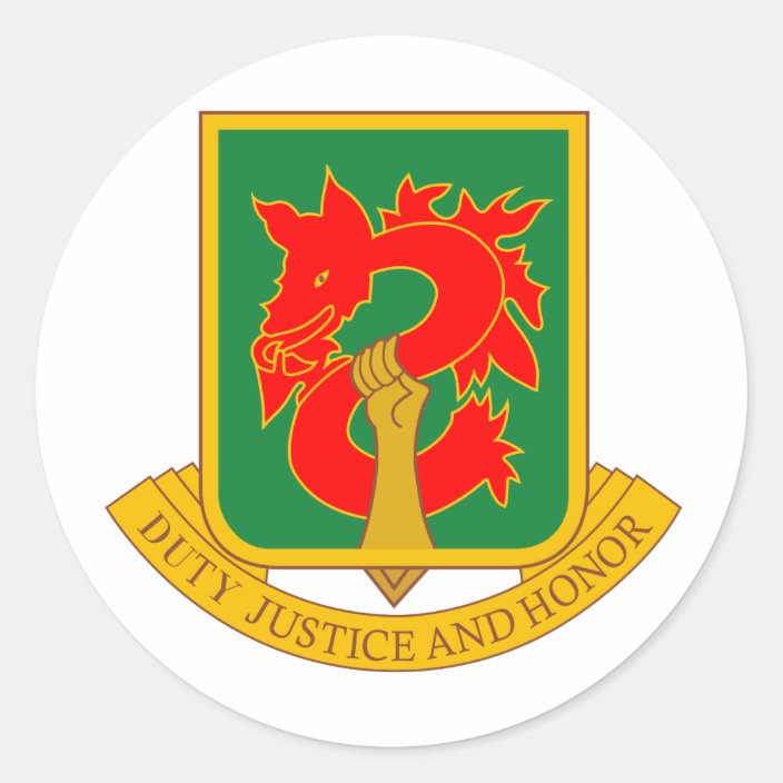 504th MP Classic Round Sticker | Zazzle.com