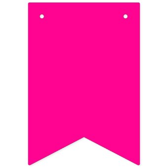 50 and Fabulous Hot Pink and black Bunting Flags | Zazzle