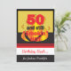 50 and Still Smokin Hot | 50th Birthday Invitation | Zazzle