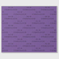 50 & Fabulous Birthday Black Text Wrapping Paper | Zazzle