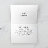**50** HOW DOES IT FEEL BIRTHDAY HUMOR CARD | Zazzle