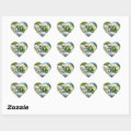 50 postage stamps Number Fifty Birthday stickers | Zazzle