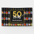 50 Rocks 50th Birthday Party Add Name Banner | Zazzle