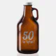 50 so what motivational and funny 50th birthday growler | Zazzle