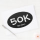 50K (31 miles) Sticker | Zazzle