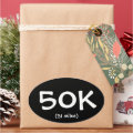 50K (31 miles) Sticker | Zazzle