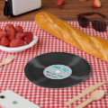 50's Style LP Record Custom Paper Plates | Zazzle