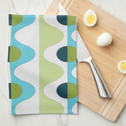 50s Style Retro Tea Towel Set (3) | Zazzle