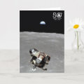 50th Anniversary, Apollo 11 Mission Moon Landing: Card | Zazzle