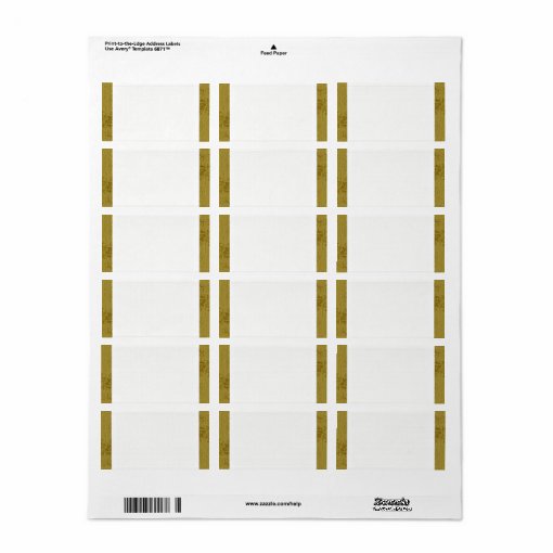 50th Anniversary Celebration Address Labels | Zazzle