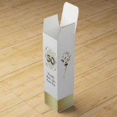 50th Anniversary Gift Wine Box | Zazzle