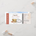 50th Birthday Boarding Pass Party Invitation | Zazzle