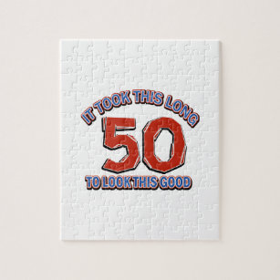 50th Birthday Jigsaw Puzzles | Zazzle