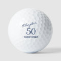 50th Birthday Golf Balls | Zazzle