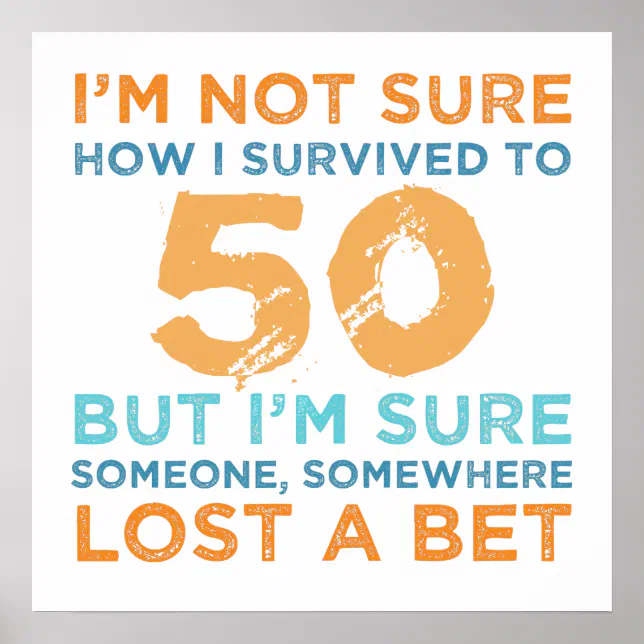 50th Birthday Legend Poster | Zazzle