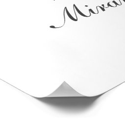 50th Birthday Number 50 Custom Photo Collage Poster | Zazzle