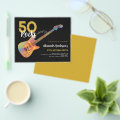 50th Birthday Party 50 Rocks Modern Budget Flyer | Zazzle
