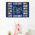 50th Birthday Photo Collage Chapter 50 Banner | Zazzle