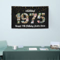 50th birthday Photo Collage established 1975 Banner | Zazzle