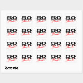 50th Birthday stickers | 50 Rocks! | Zazzle