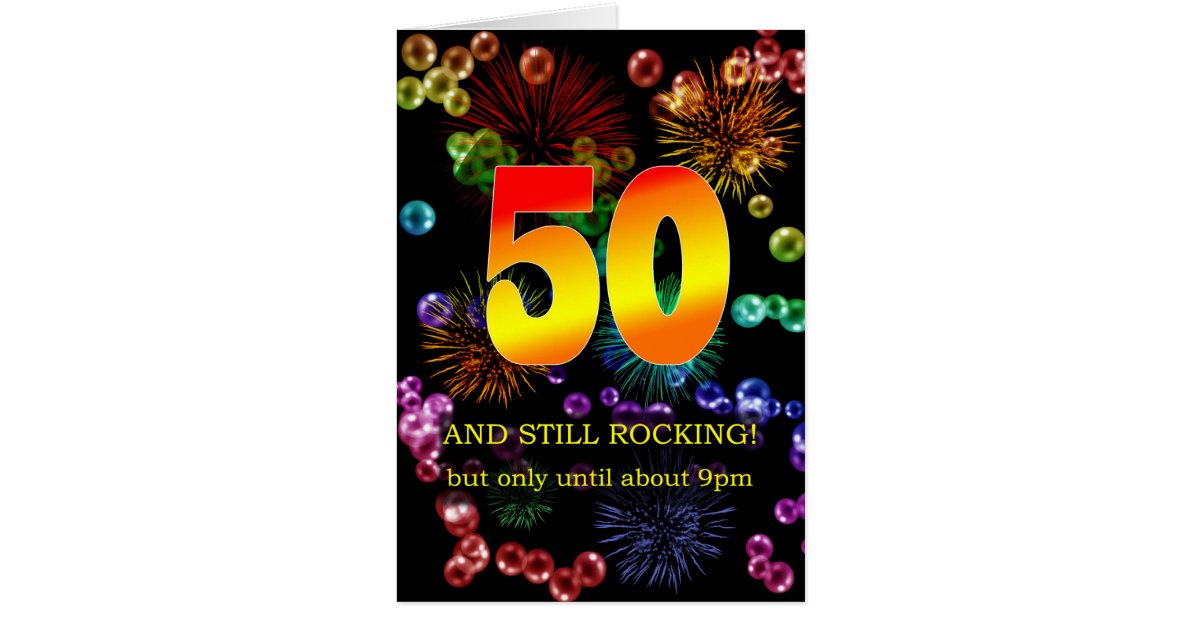 50th Birthday Still Rocking | Zazzle