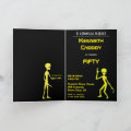 50th Birthday UFO Alien Party Thank You Card | Zazzle