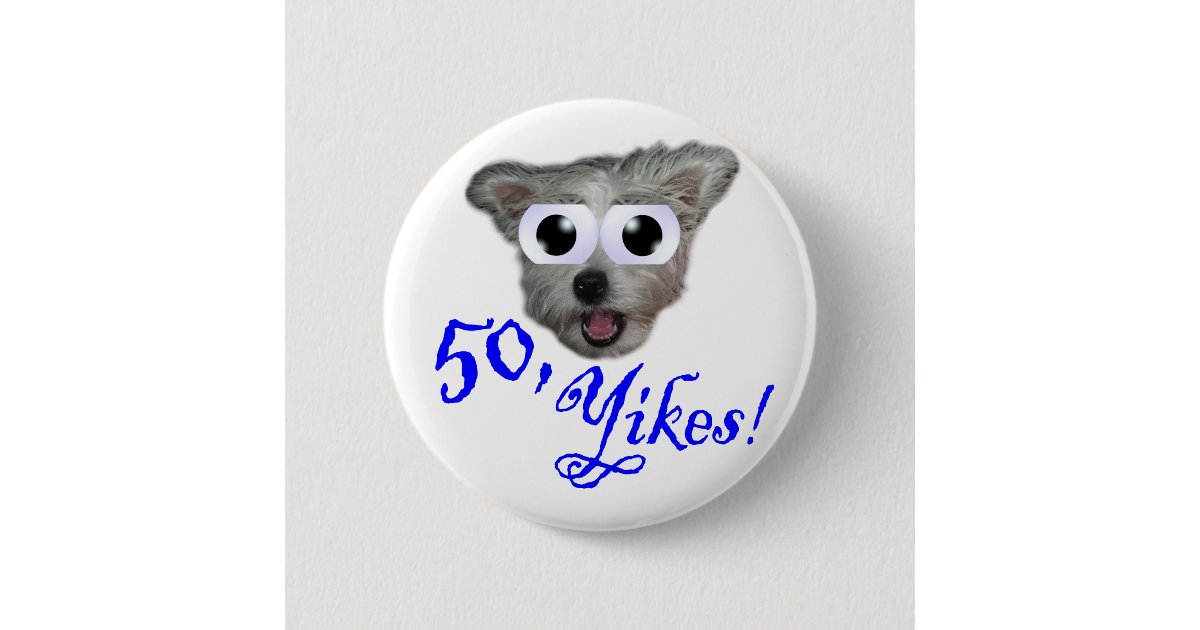 50th Button | Zazzle