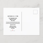 50th Class Reunion Elegant Blue Announcement Postc | Zazzle